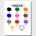 Haitian Creole Poster, Kids Wall Art, Educational Posters, Bilingual ...