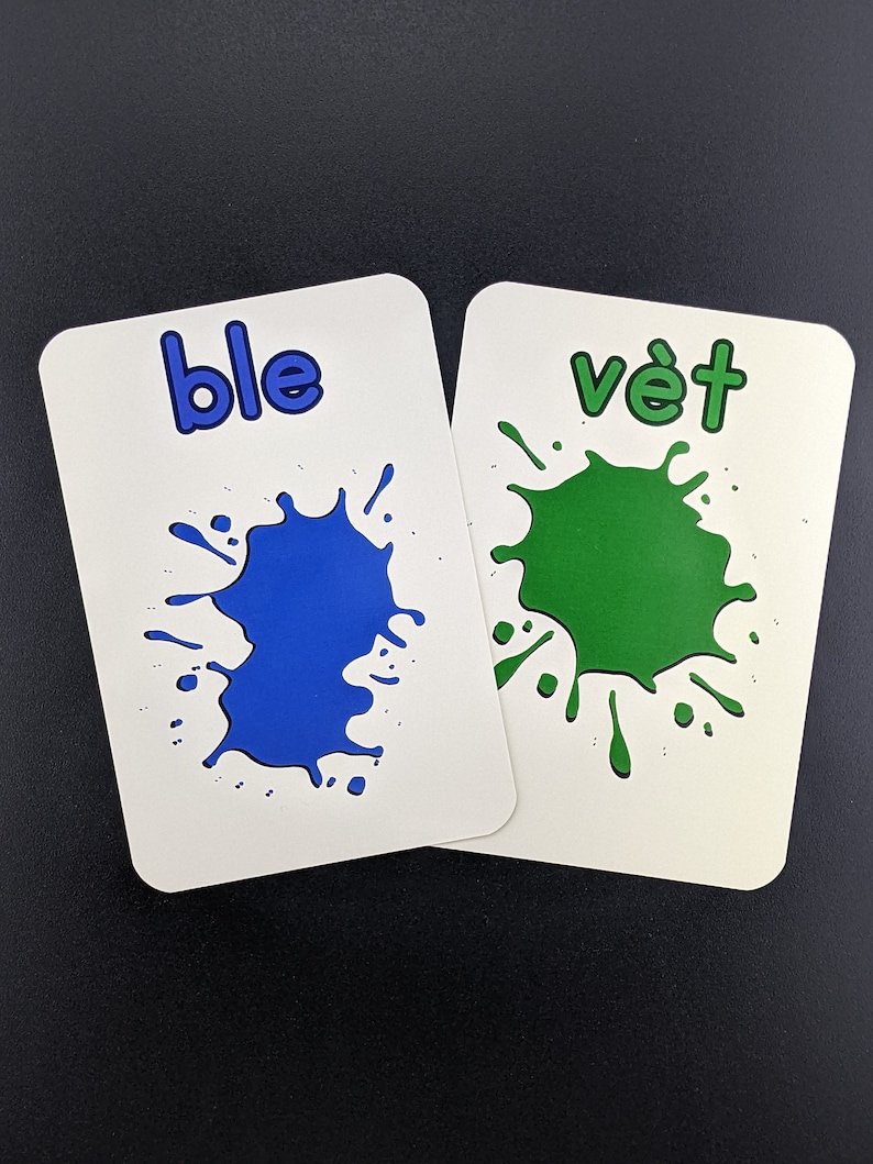 Haitian Creole Flashcards Physical Flashcards 3-in-1 Alphabet, Numbers ...