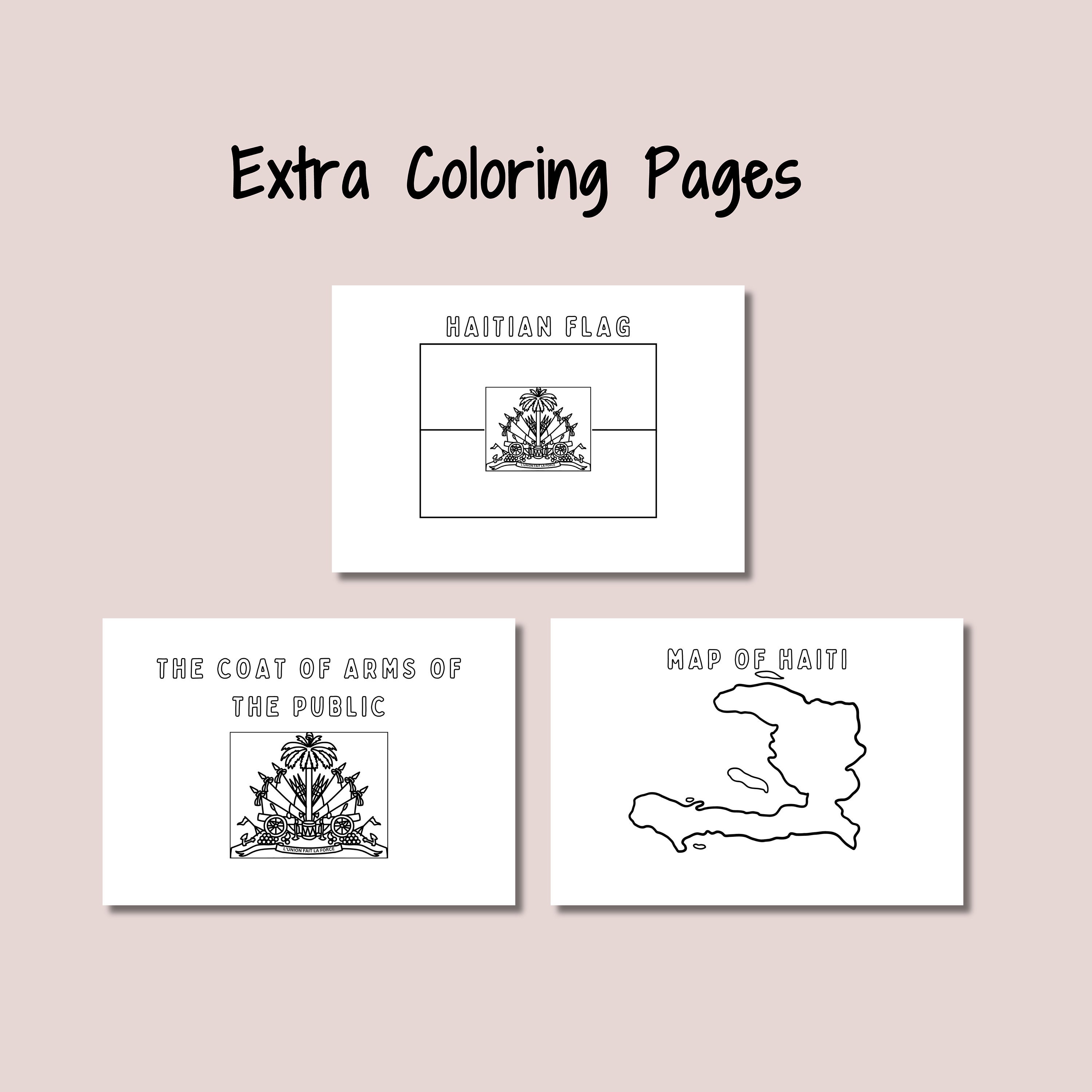 Haitian Independence Day, Print & Fold Coloring Booklet, Printable ...