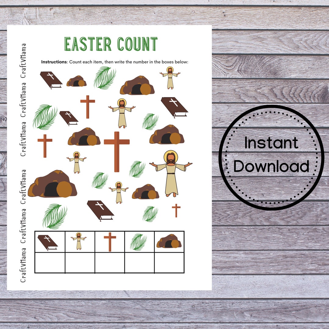 Easter Activity Printable, Easter Christian Activity, Kids Activity ...