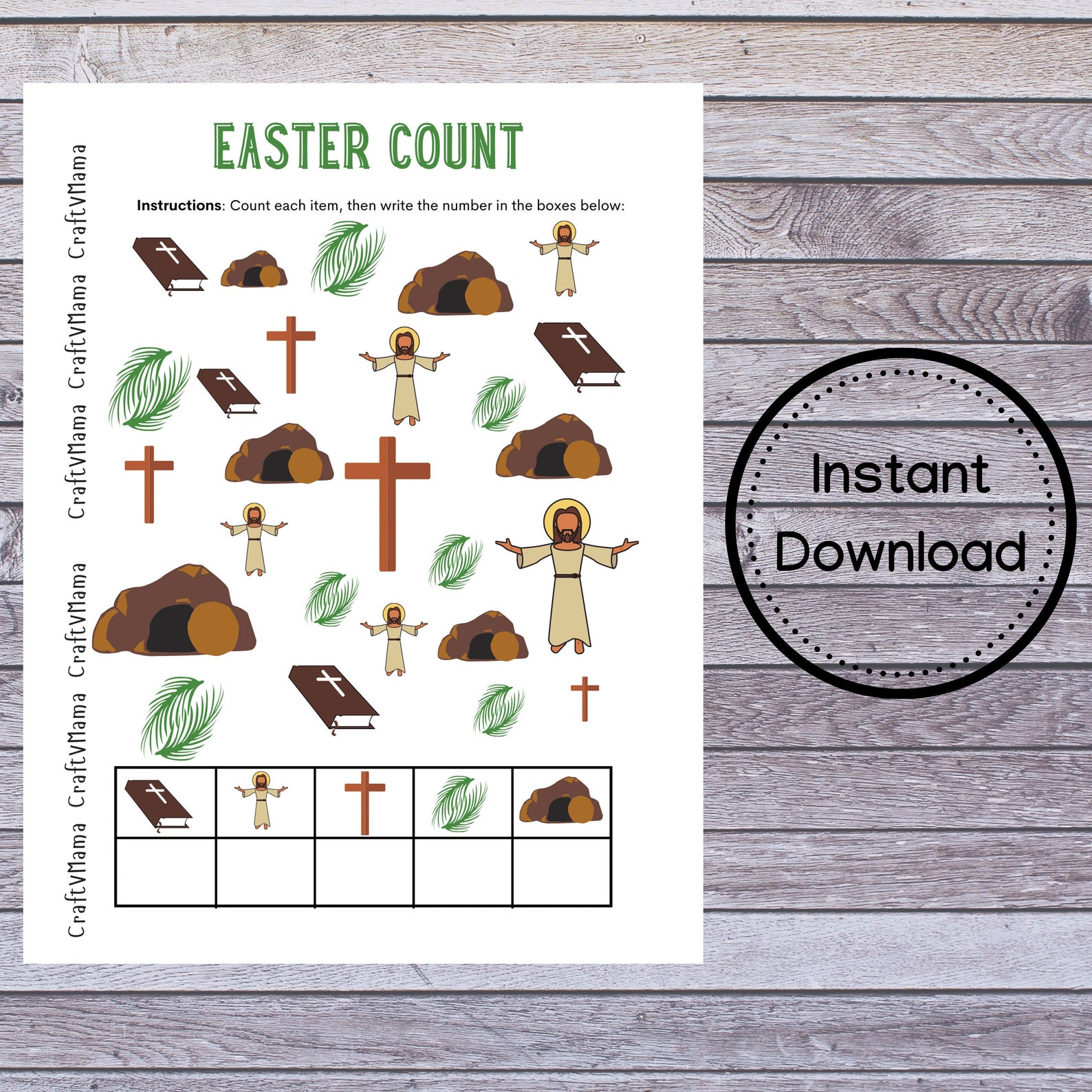 Easter Activity Printable, Easter Christian Activity, Kids Activity ...
