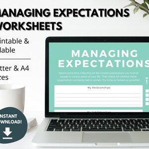 Managing Expectations Worksheets Setting Expectations Template Mental ...