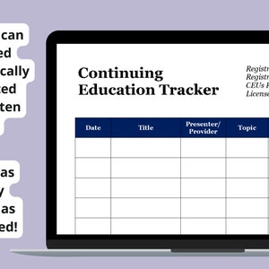 Clinical Supervision & CEU Tracker Bundle | PRINTABLE, FILLABLE ...