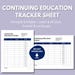 CEU Tracker Sheet | DIGITAL DOWNLOAD | Fillable & Printable ...