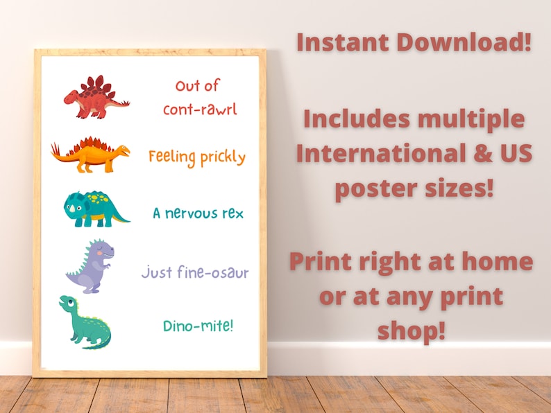 Dinosaur Feelings Chart, Emotions Chart for Children & Kids, Play ...