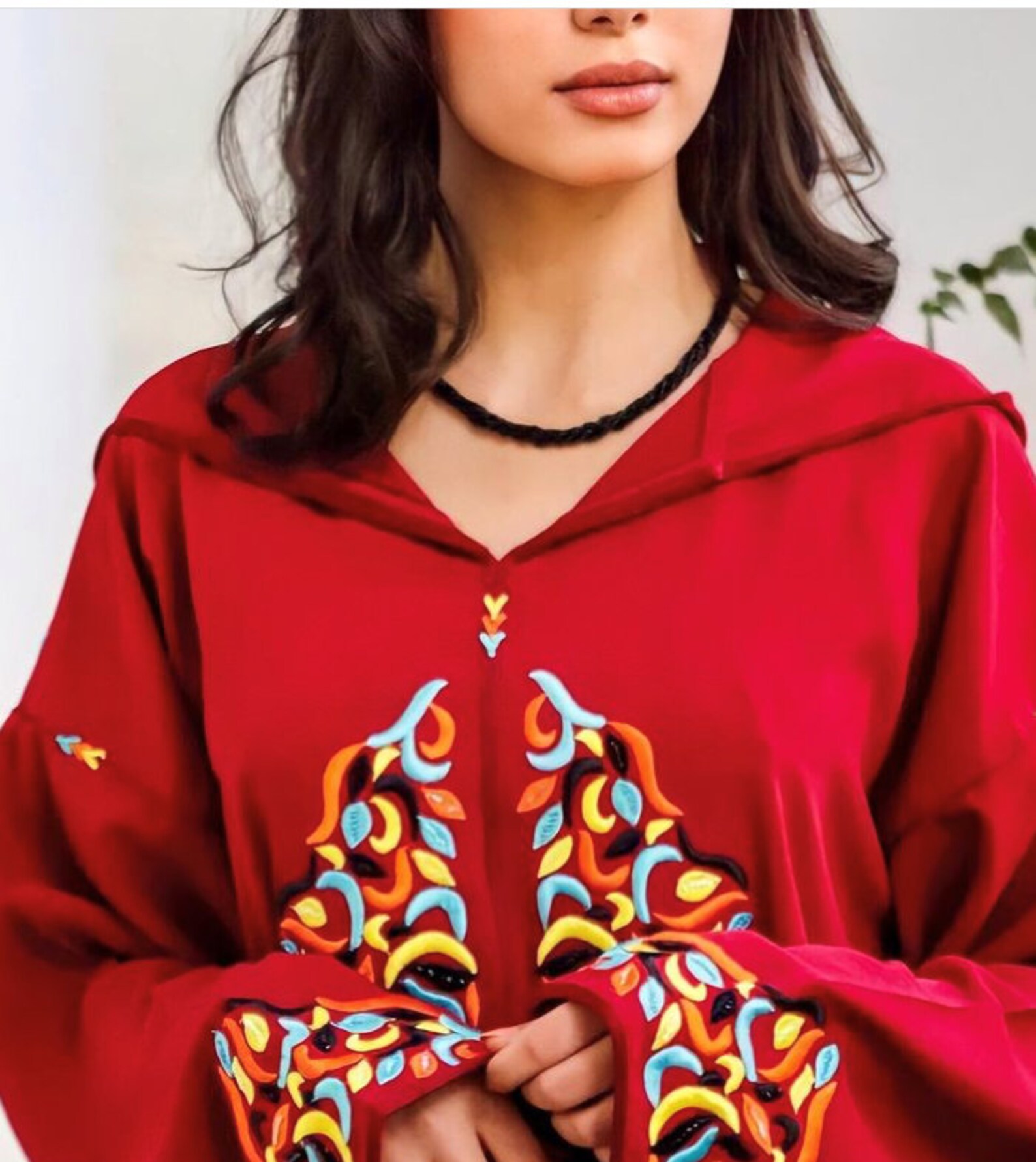Djellaba Marocaine Brodée Pour Femme : élégance Et Confort Réunis - Etsy