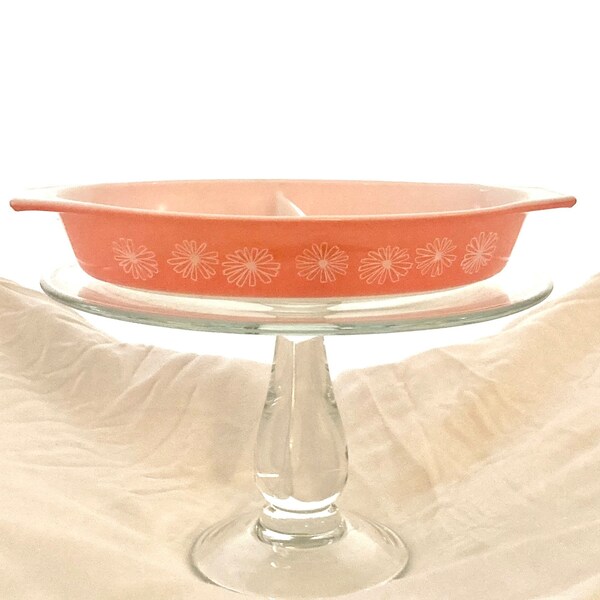 Pink Daisy Vintage Pyrex Casserole Dish - Etsy