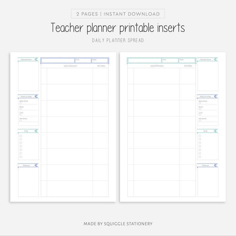 Teacher Diary - Etsy