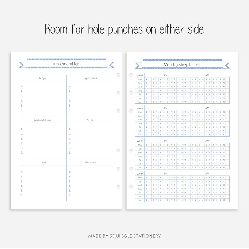 Wellness/health Bundle Printable Download Template PDF Printable ...