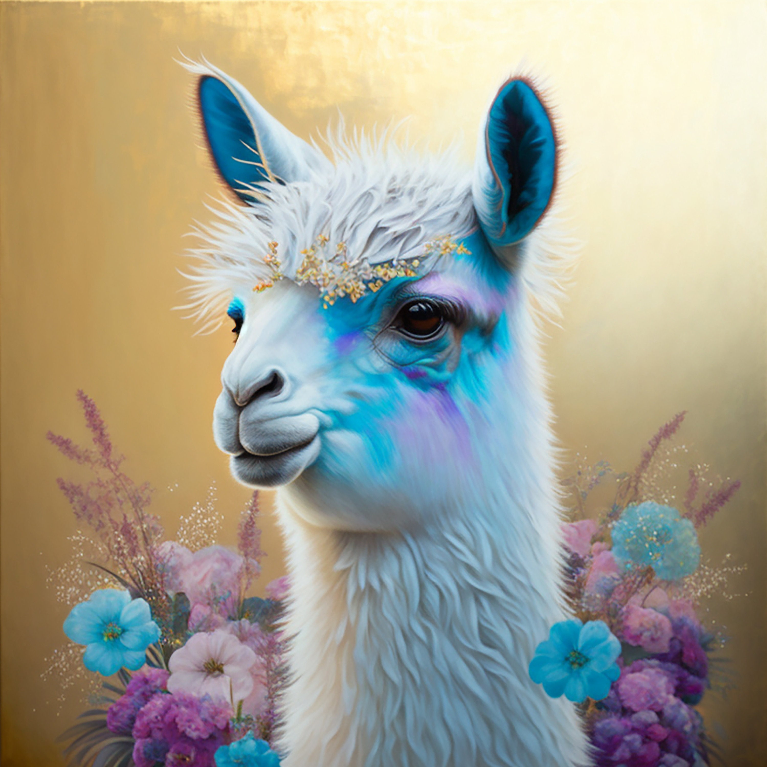 Llama Wallpaper - Digital Download - Etsy