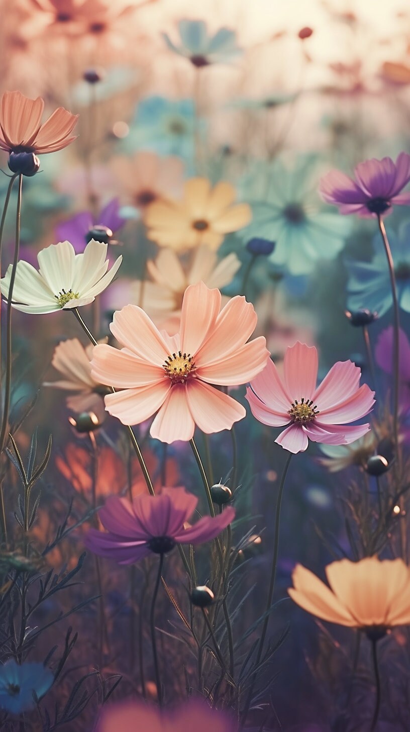 Pastel Cosmos Iphone Wallpaper Set of 3 - Etsy