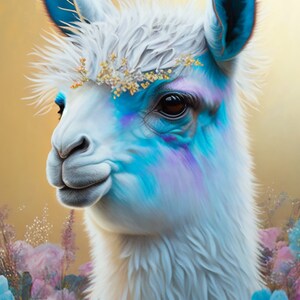 Llama Wallpaper - Digital Download - Etsy