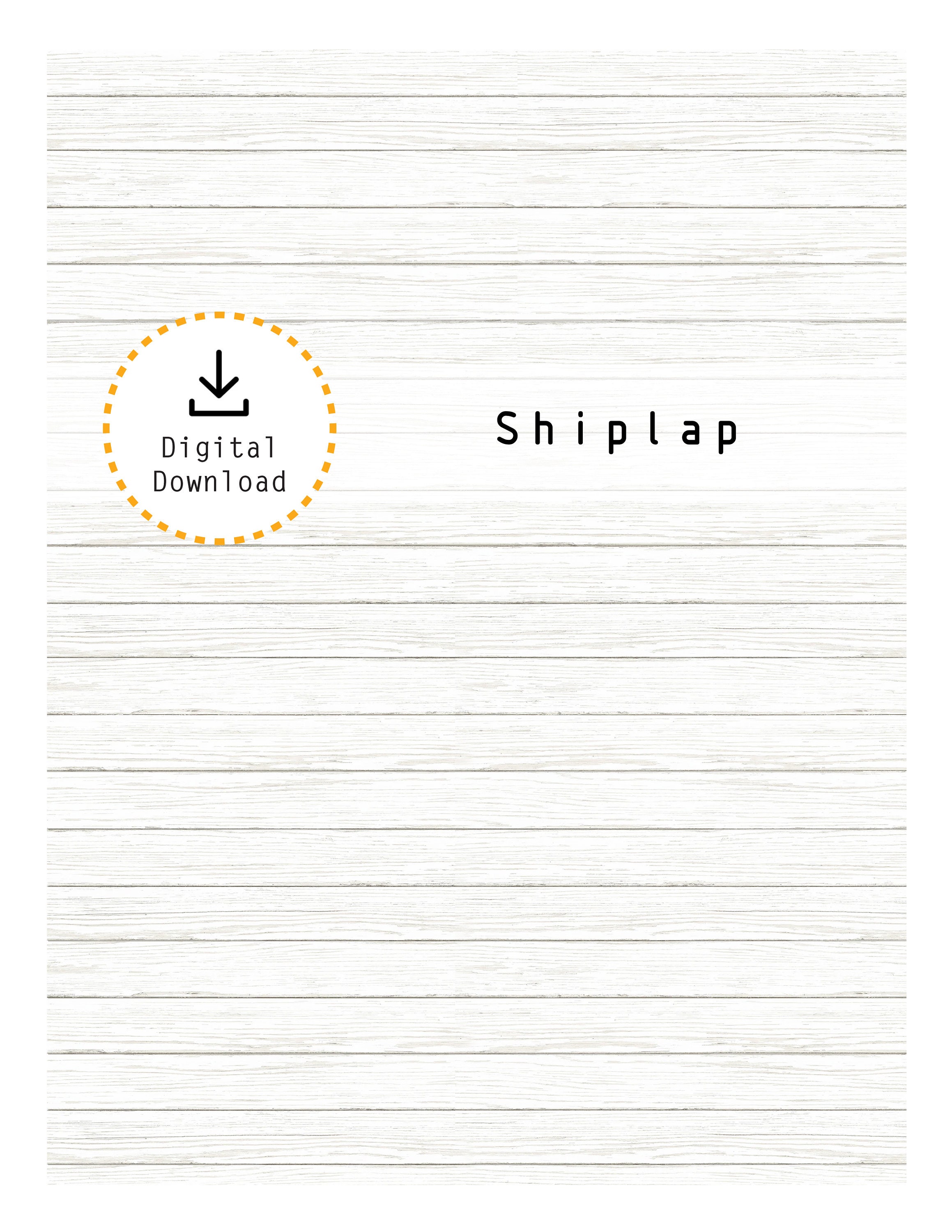 Miniature 1:12 White Shiplap - Printable Rustic White Shiplap on 8.5" X ...