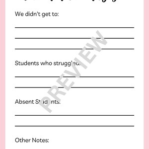 Substitute Teacher Binder, Substitute Plans, Teachers - Etsy