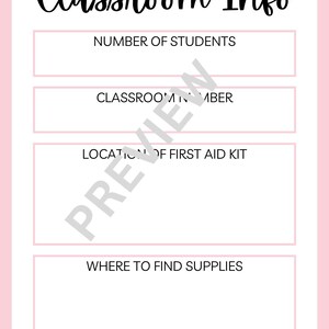 Substitute Teacher Binder, Substitute Plans, Teachers - Etsy