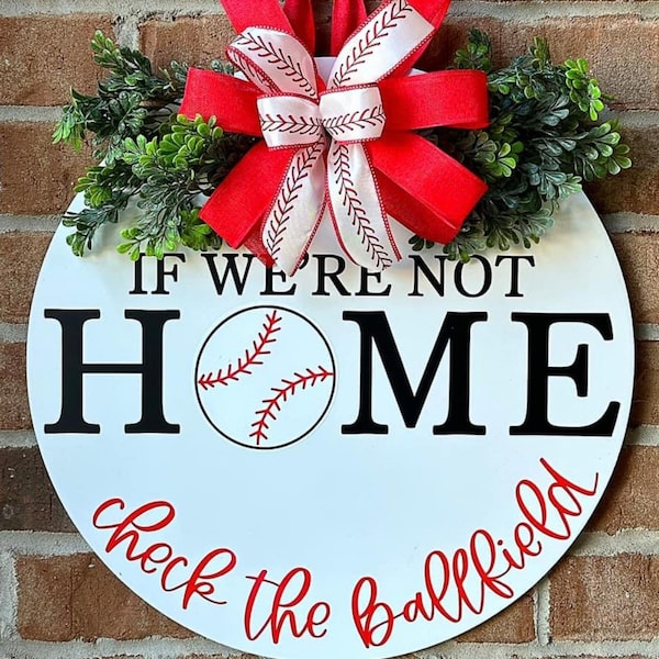 If We Are Not Home Check the Field - Etsy