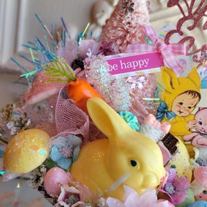 Vintage Knickerbocker Bunny Easter Assemblage - Etsy
