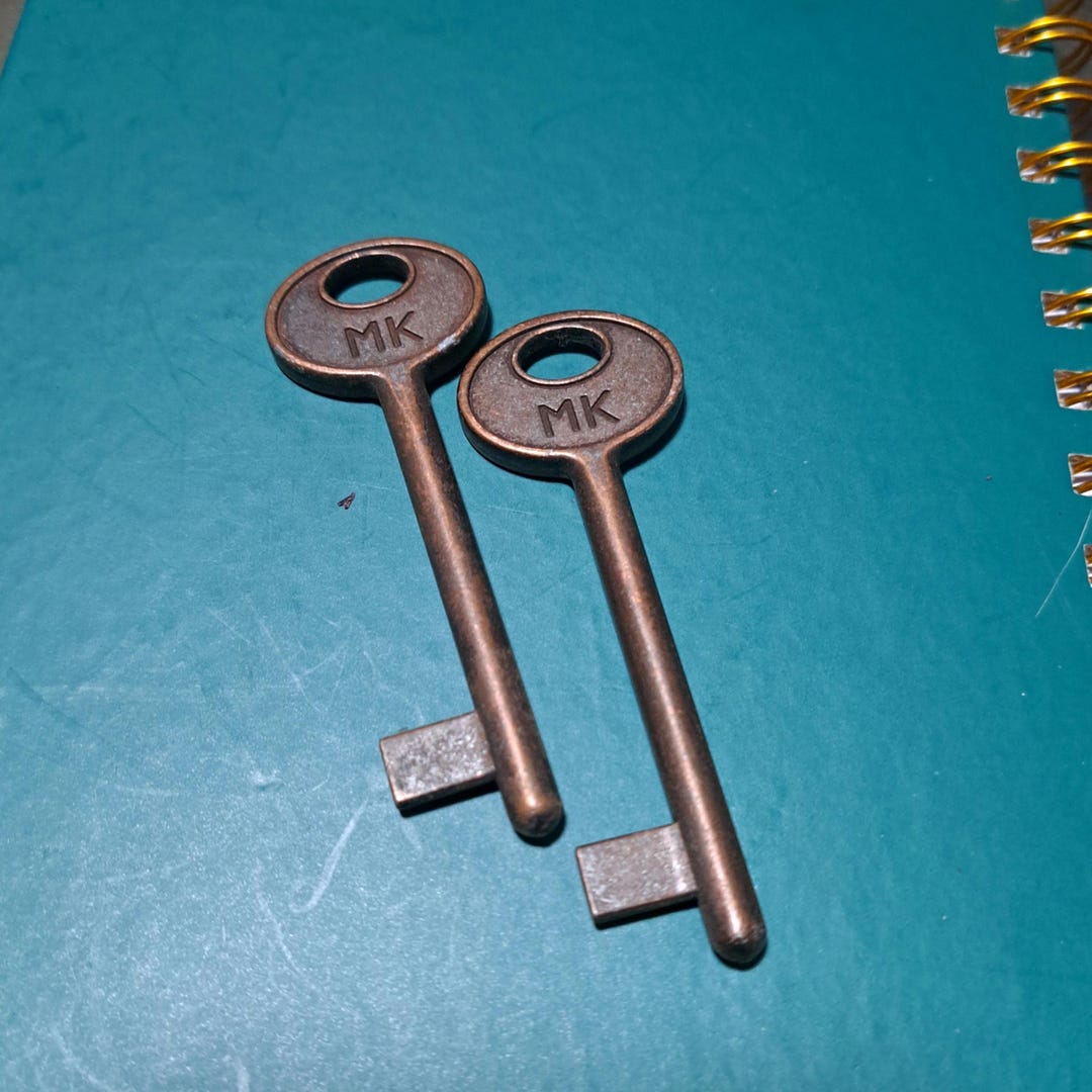 Vintage AGB Mortise Lock Skeleton Key - Etsy