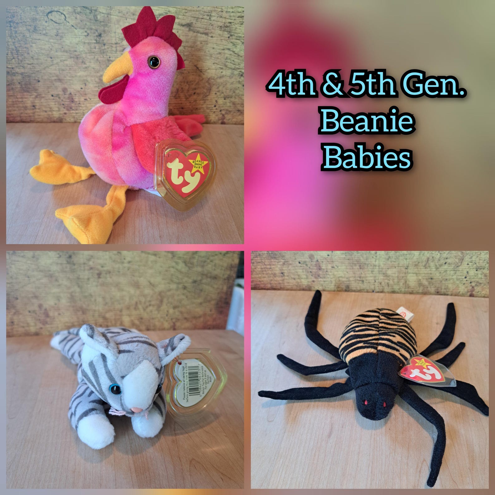 4th/5th Generation 1990s TY Beanie Babies - Beanie Baby - Etsy
