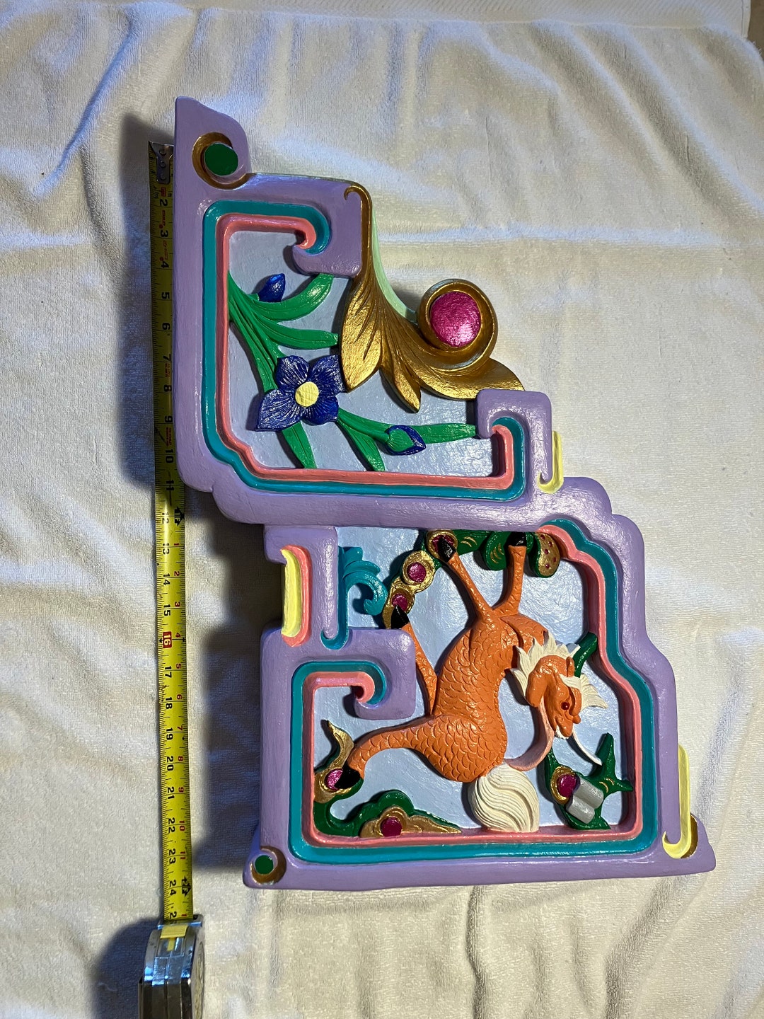 Antique Chinese Hand Carved Wood Corbel Set (2 Pieces). Carved 1800s ...