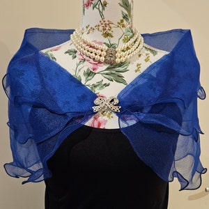 Multi Layer Ruffle Shawl for Formal Events - Etsy
