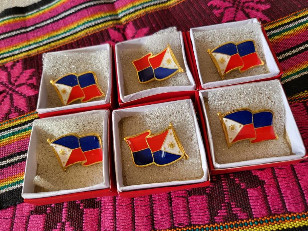Philippine Flag Pin (enamel) - Etsy