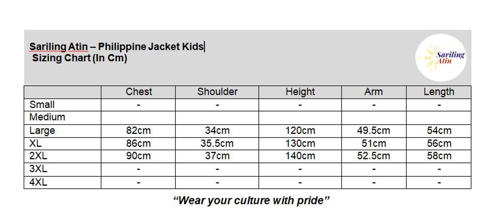 Philippine Jacket Map, Kids Sport Wear, Cultural Wear for Boys or Girls ...