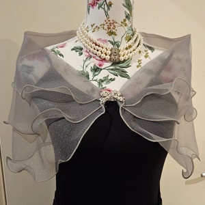 Multi Layer Ruffle Shawl for Formal Events - Etsy