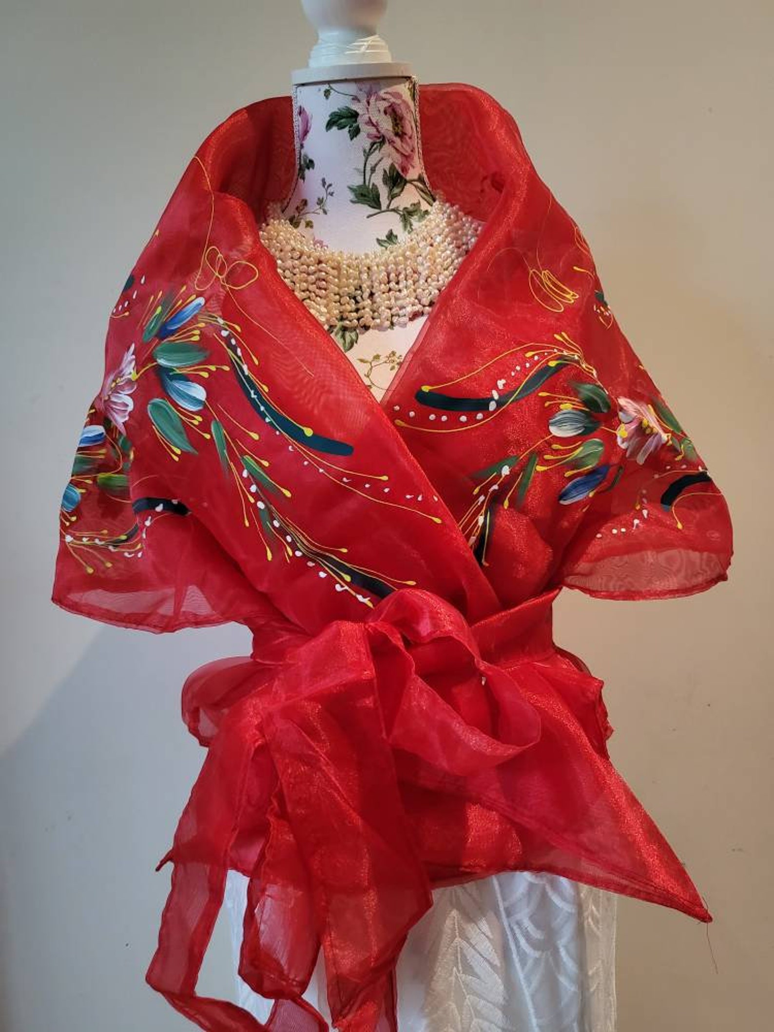 Filipiniana Samantha Hand Painted Alampay (SA-AL-001) - Etsy