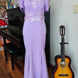 Filipiniana Serpentina Dress, Filipina Formal Wear, Cultural Evening ...