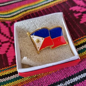 Philippine Flag Pin (enamel) - Etsy