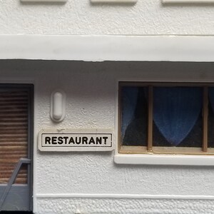 Pola HO Scale Restaurant & Snack Bar Building on Platform - Etsy