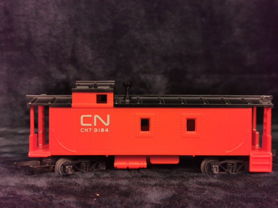 Vintage Tri-ang Hornby HO / OO Scale R 115 Canadian National Caboose Car CN 79184 Orange - Etsy