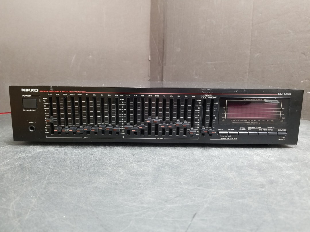 Nikko Stereo Frequency Equalizer / Analyzer Model EQ-950 Works - Etsy ...