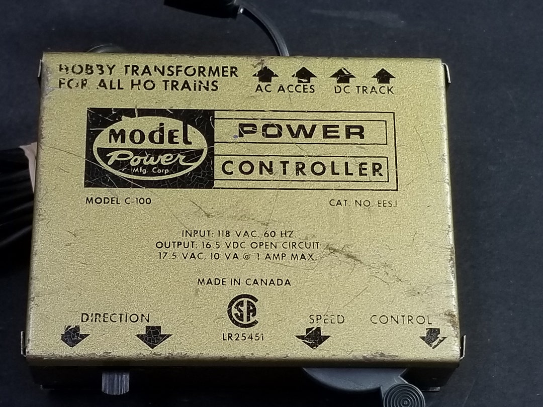 Model Power HO Scale Model C-100 Hobby Transformer - Etsy
