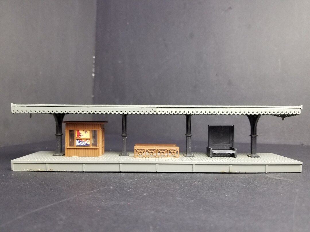 Unbranded HO Scale Platform Waiting Area for Train Layout - Etsy