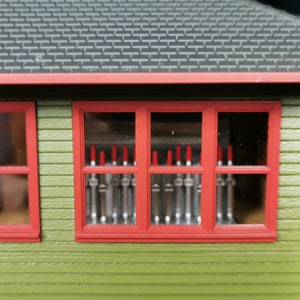 Vintage Rail King by MTH O Scale Switch Tower Building Beige and Green ...