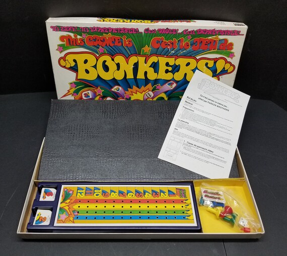 Vintage 1978 Parker Brothers Bonkers Board Game | Etsy