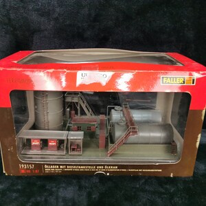 Vintage Faller HO Scale Model Railroading Diesel Fuel Facility Building ...