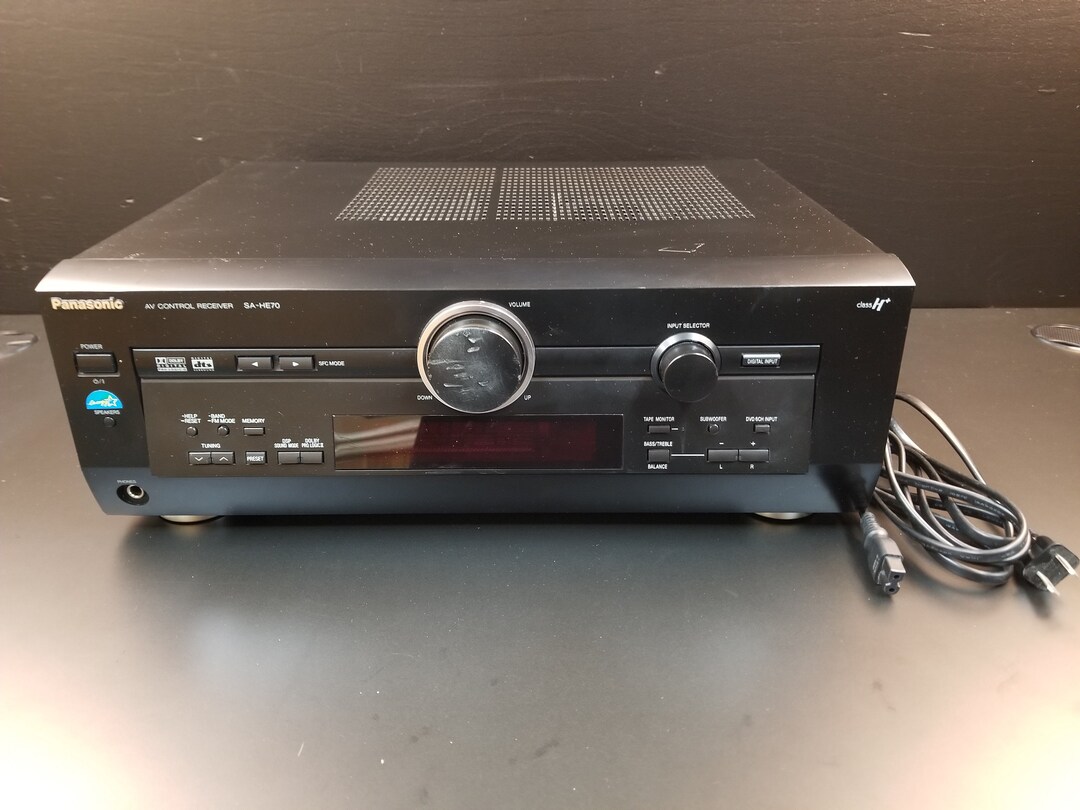 Panasonic 5.1 Channel AV Control Stereo Receiver Model SA-HE70 Tested ...