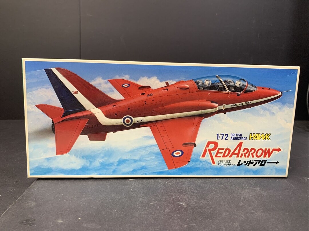 FUJIMI #7A-B2 British Aerospace Hawk, Red Arrow 1/72 (1983) - New Open ...