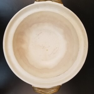 Vintage Donabe Japanese Ceramic Rice Cooker Flowers Burnt Orange ...