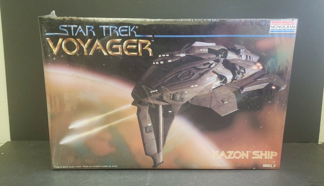 Monogram 3606 Star Trek Voyager Kazon Ship Kit New Sealed Box (1999) - Etsy