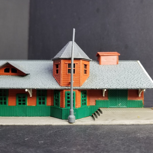 Ho Scale Passenger Train Station - Etsy