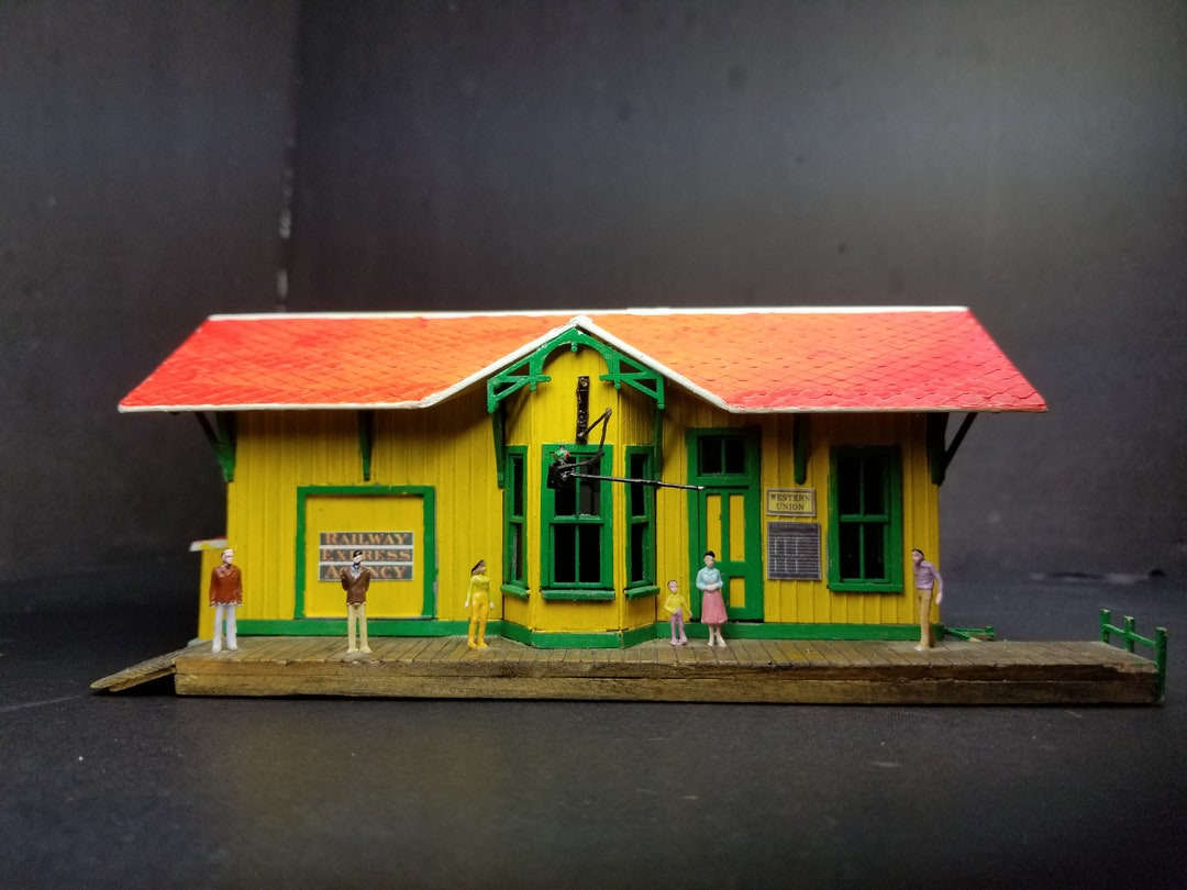 Unbranded HO Scale Wooden Railway Express Agency Station - Etsy
