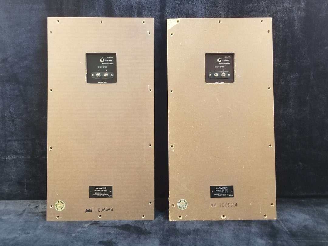 Vintage Pioneer CS-66 Pair of Rear Panel Back Cover With Crossover - Etsy