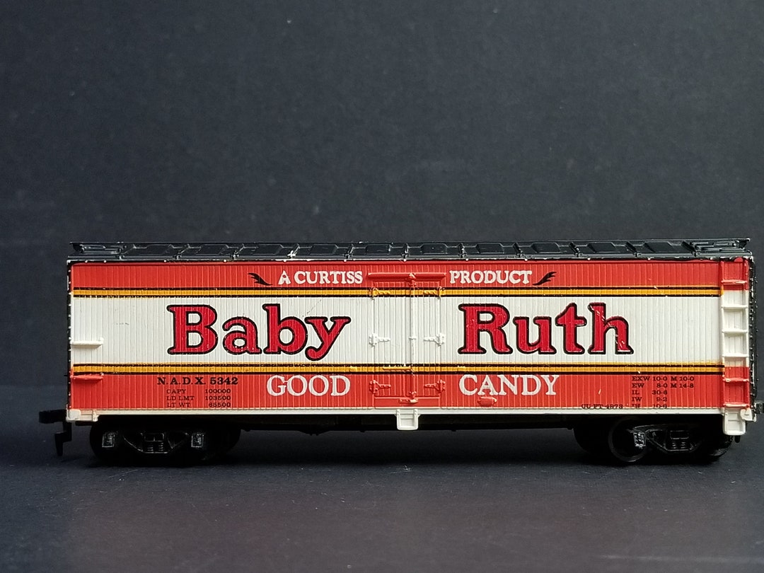 HO Scale Tyco Baby Ruth Good Candy Box Car Nadx #5342 Red and White - Etsy