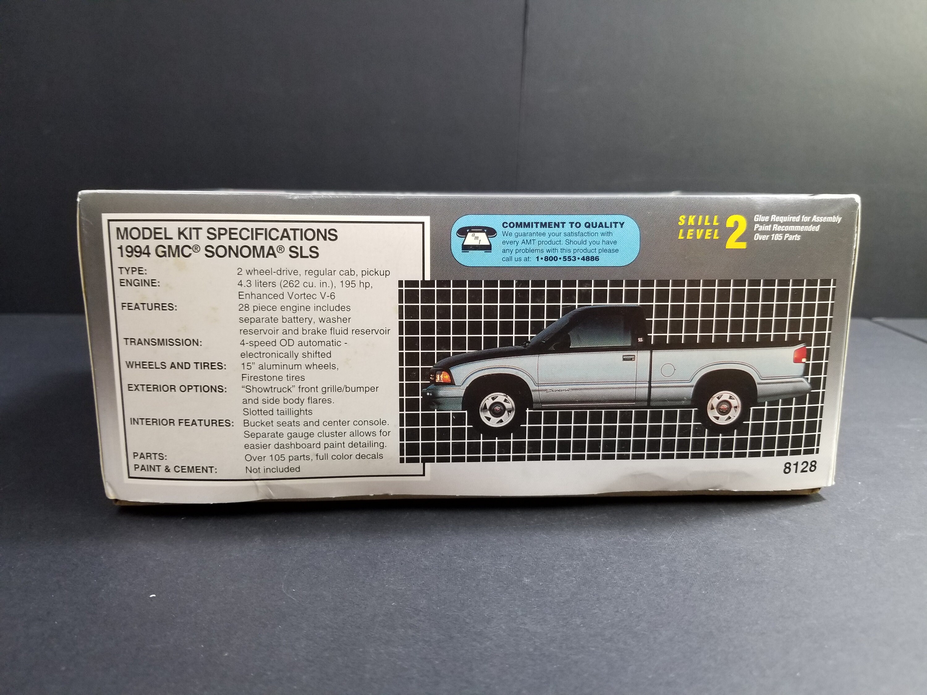 Amt / Ertl 1/25 Model Kit 1994 GMC Sonoma SLS 8128 New Open - Etsy