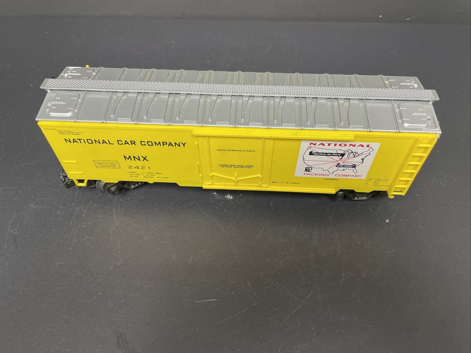 MTH MT-9402L National Car Company MNX 2421 Refrigerator Car - R.144 - Etsy