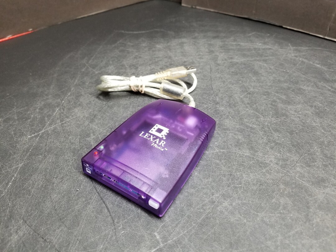 Vintage Lexar Media Card Reader/writer GS-UFD-20SA-TP Tested - Etsy
